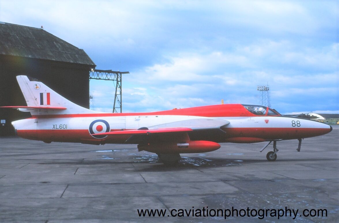 XL601/88 BAE (Hawker) Hunter T.7 4 FTS - Caviation Photography