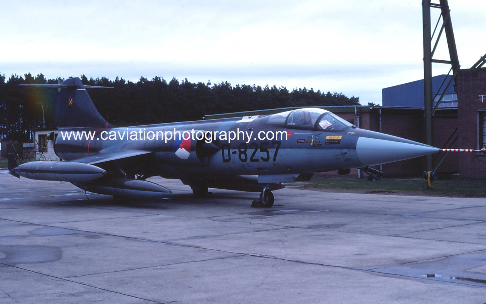 D-8257 Lockheed F104G Starfighter 312 Squadron R.Netherlands Air Force ...