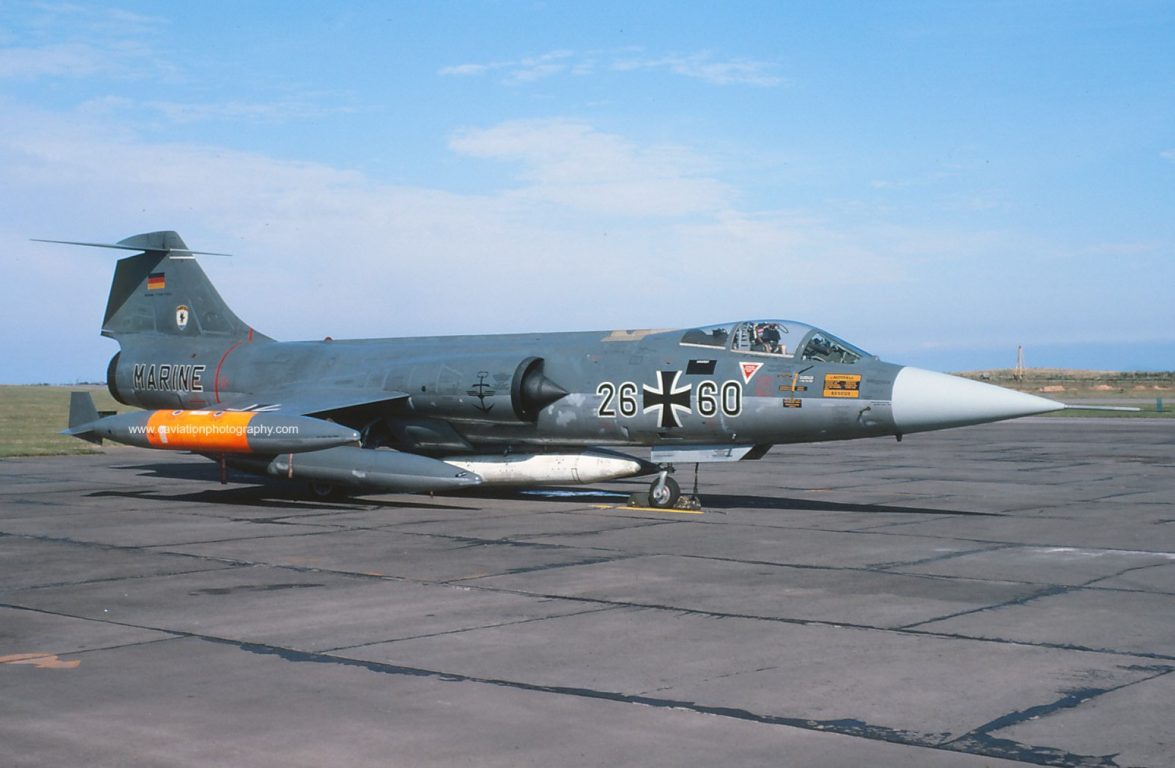 26+60 Lockheed Starfighter F-104G MFG1 WG Marine - Caviation Photography